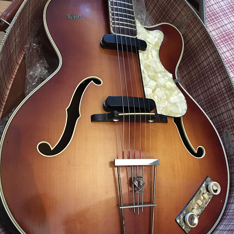 Hofner 457 S E2 1959 Sunburst with original case - vintage | Reverb