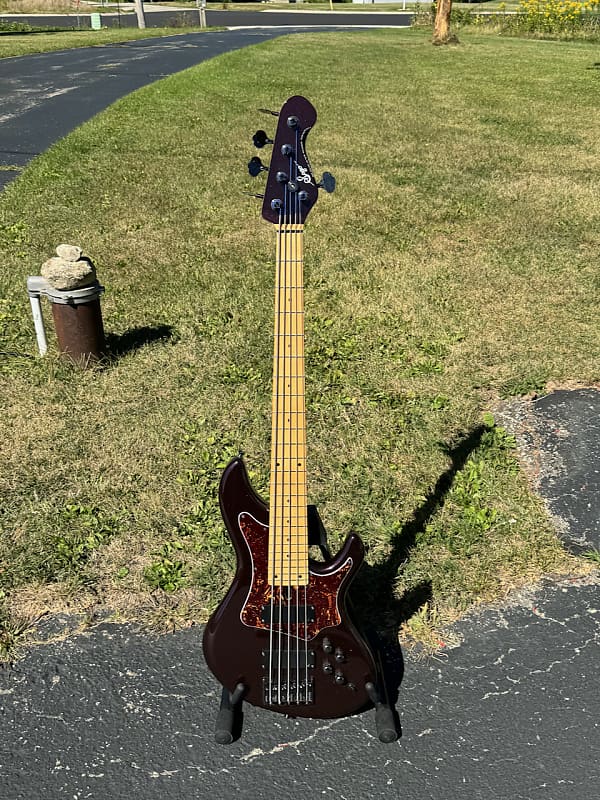 Sago Ove 24 Fret 5-String Custom Bass (2010) Midnight Purple | Reverb