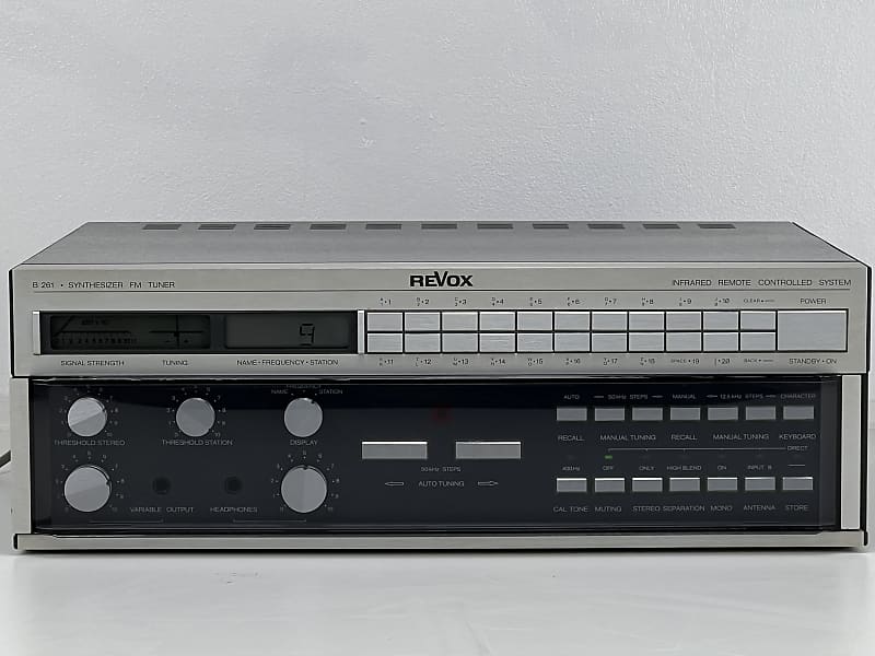 Studer Revox B 261 - FM Tuner | Reverb