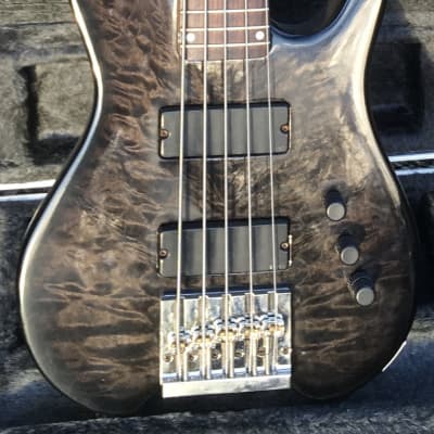 PBC 5 String bass Dave Bunker tension free neck patent | Reverb