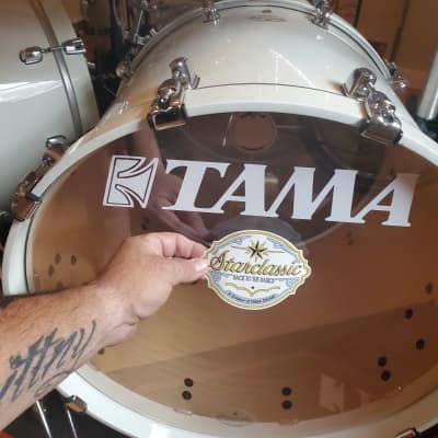 Tama Starclassic 5" Bass Drum Decal Logo Printed on Clear | Reverb