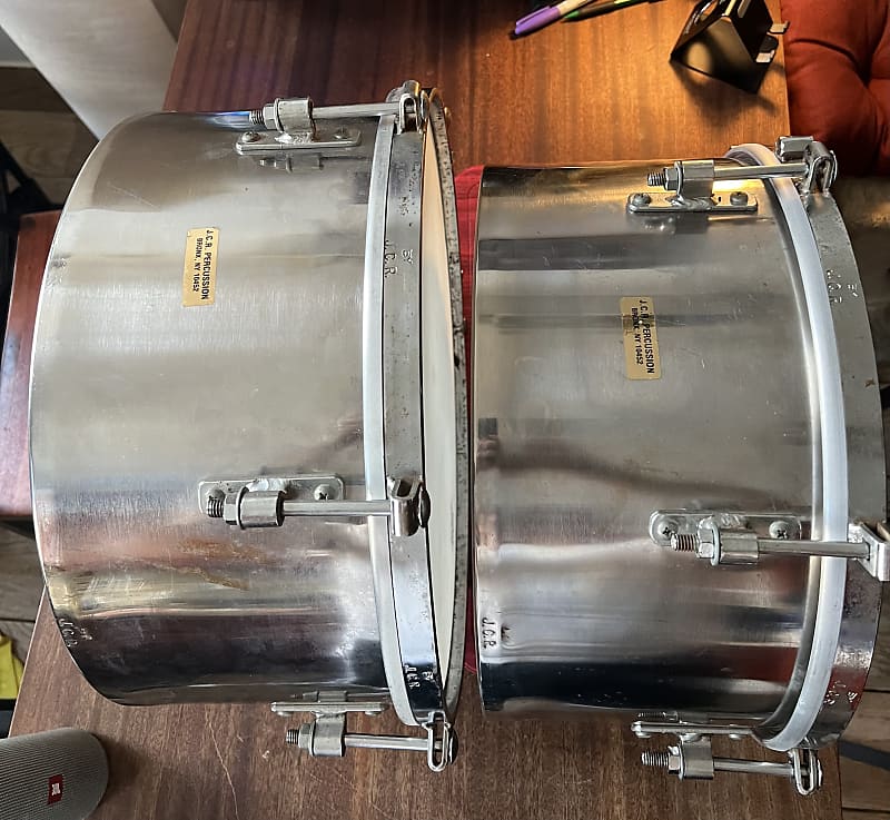 JCR Percussion Timbales 14 and 15 J.C.R. | Reverb
