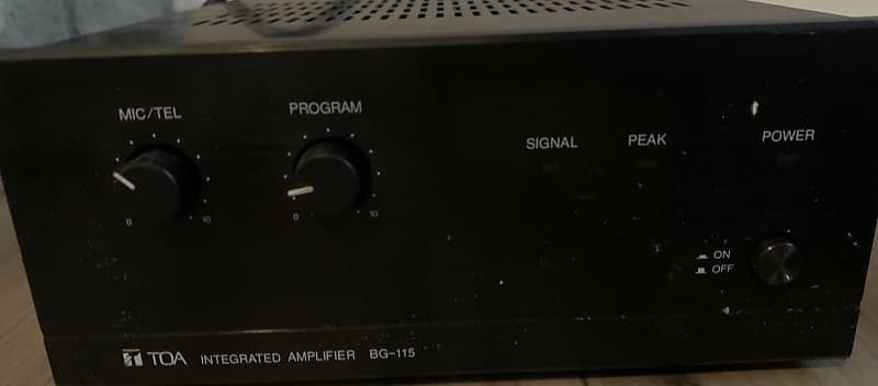 TOA BG115 INTEGRATED AMPLIFIER | Reverb