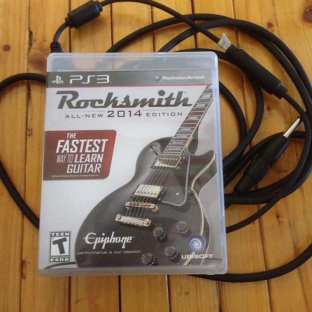 Ubisoft Rocksmith 2014 w/ official cable! PS3 Version | Reverb