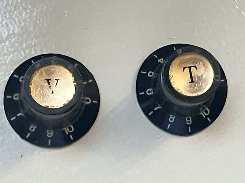 Univox Hi-Flier 1970s Volume and Tone Knobs | Reverb