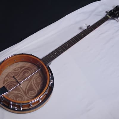 LUNA BGB Celtic 5-string Bluegrass Resonator BANJO w/BAG - | Reverb