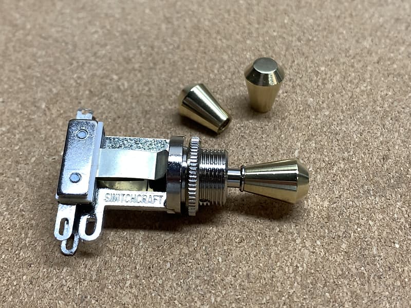 Toggle switch tips 2022 - Brass | Reverb