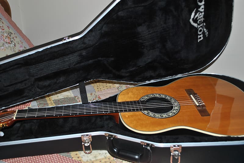 Ovation 1124 Nylon String, Classical Guitar | Reverb