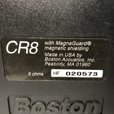 Boston Acoustic CR8 Bookshelf Speakers HiFi Stereo Budget | Reverb