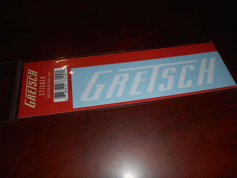 Genuine Gretsch Logo Window Sticker, #922-3201-000 | Reverb