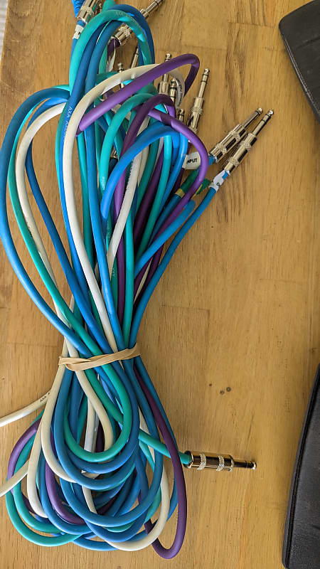 8x Balanced Patch Cables – 10ft, 6ft, 3ft – Hosa and others | Reverb