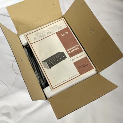 Realistic SA-10 Solid State Integrated Home Stereo Amplifier | Reverb