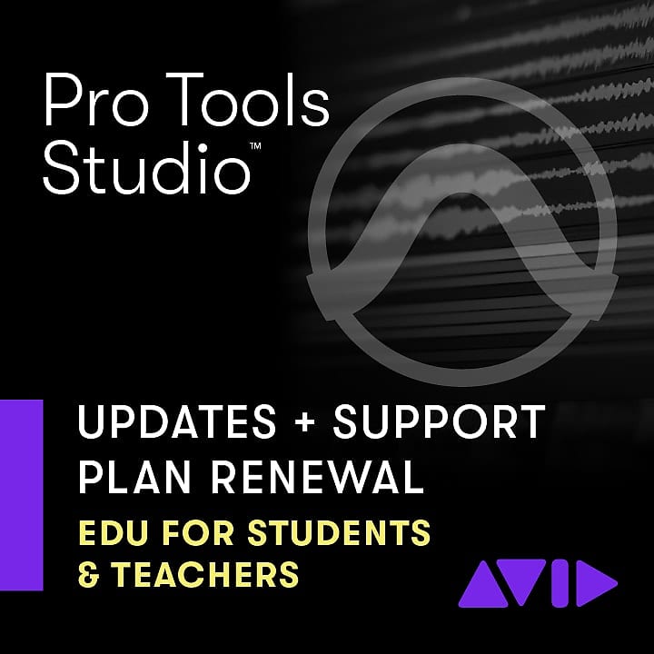 New Avid Pro Tools STUDIO - PERPETUAL RENEWAL (EDU) MAC/PC | Reverb