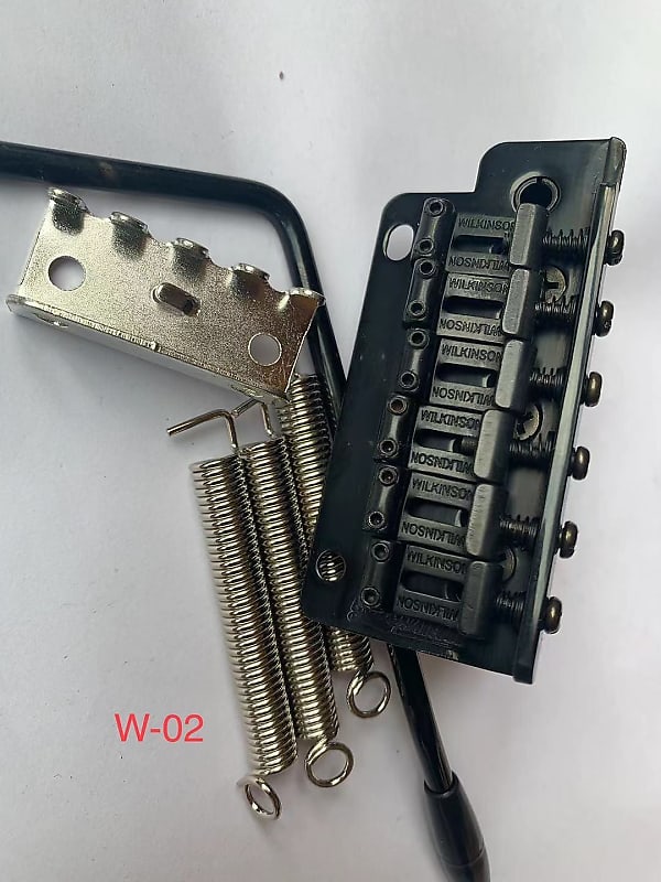Wilkinson 2 Point Bridge Vintage Tremolo System in Black | Reverb