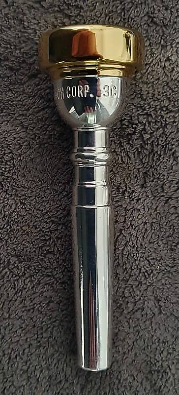 VINCENT BACH CORP. 3C trumpet mouthpiece, 24K gold | Reverb Canada