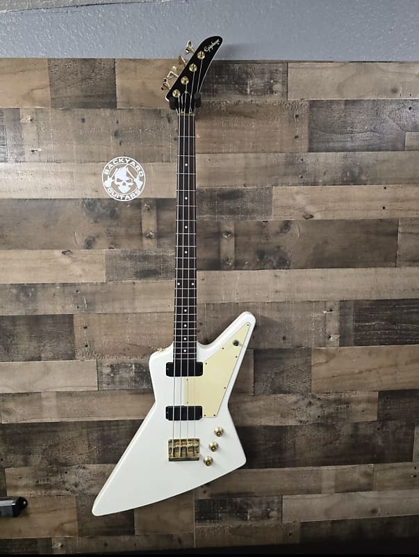 Epiphone Custom Shop Explorer Bass guitar, Limited Edition | Reverb