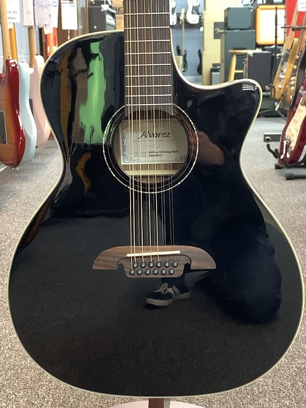 Alvarez AG70CE 12-String Acoustic Electric Black | Reverb