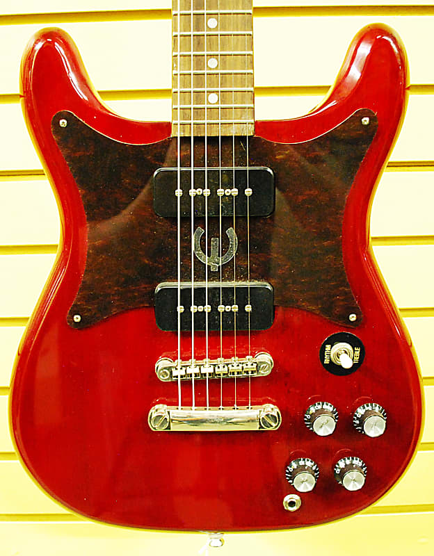 Near Mint Cond Epiphone Wilshire Reissue P-90s w Non-Orig Gig | Reverb