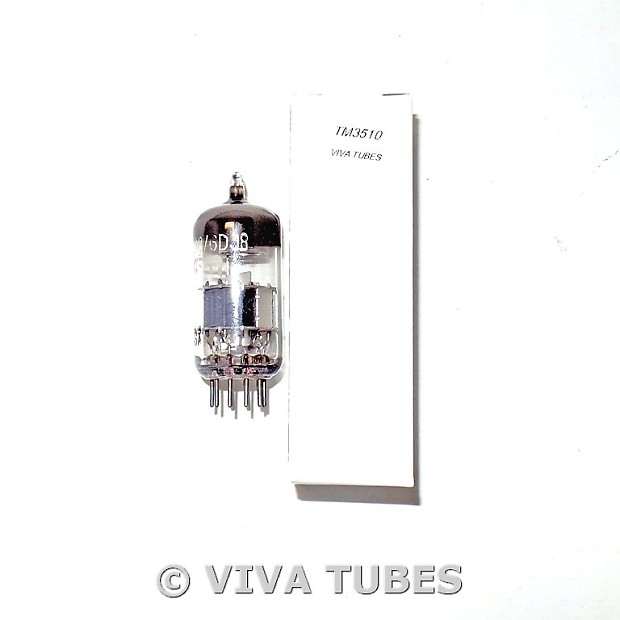 TESTS LOW Siemens Germany 6DJ8/ECC88 Gray Plate O Get | Reverb UK