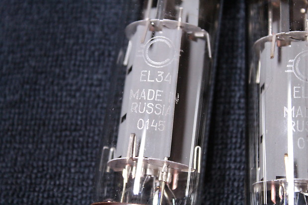 SED Winged "C" EL34 Matched Pair (matched set of two tubes) | Reverb