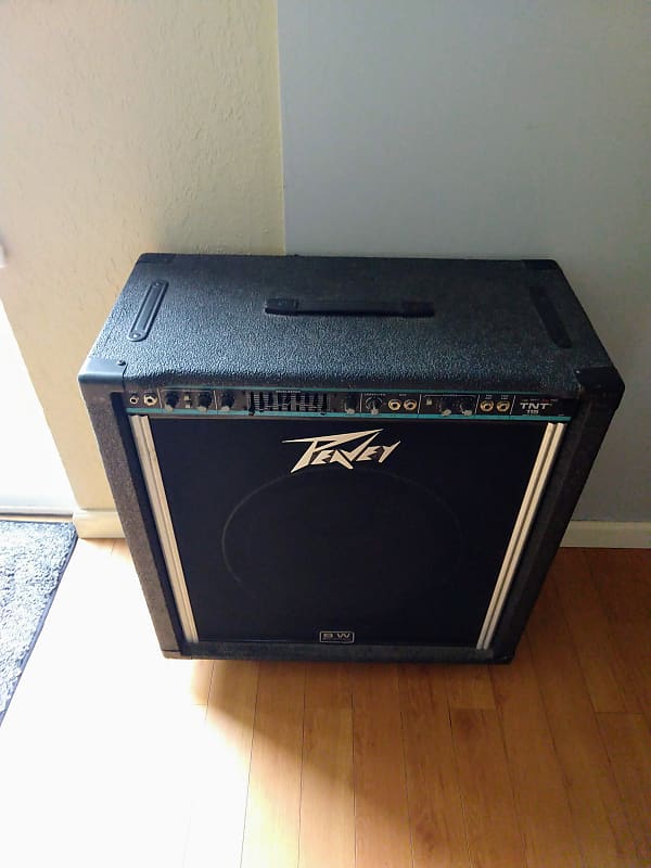 Peavey TNT 115 500w Bass Combo Amp early 1990's Black | Reverb