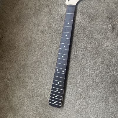 MJT Musikraft Flamed Roasted Stratocaster Neck 2022 Aged | Reverb