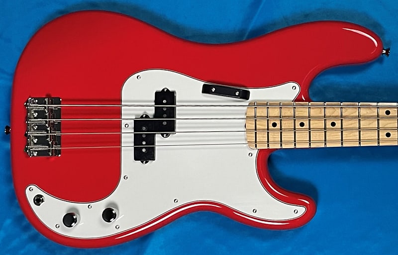 Fender LTD (MIJ) Precision, Morocco Red / Maple | Reverb