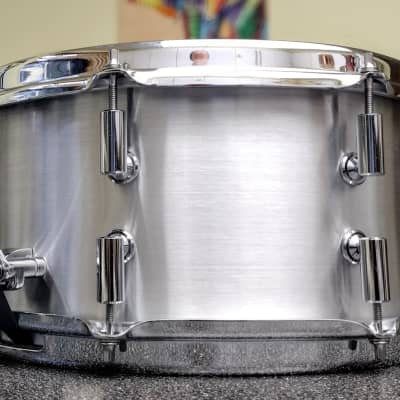 Brunson Percussion 6.5x14 Seamless Aluminum Snare w/ Dunnett | Reverb