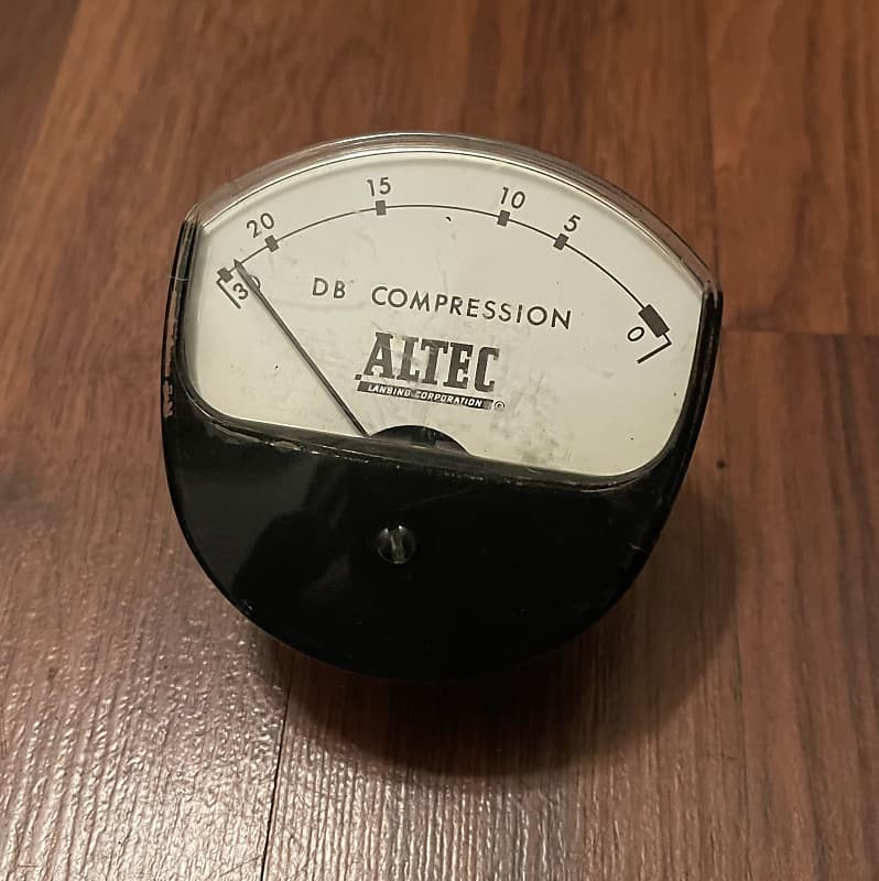 Altec 436C or 438A Compresser VU Meter Needs Fix | Reverb