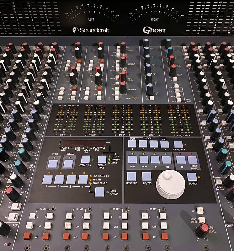 NICE Soundcraft Ghost 32 Channel recording studio mixing | Reverb