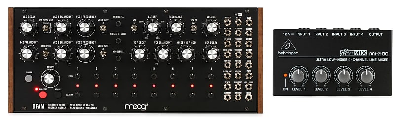 Moog DFAM Semi-modular Eurorack Analog Percussion Synthesizer | Reverb
