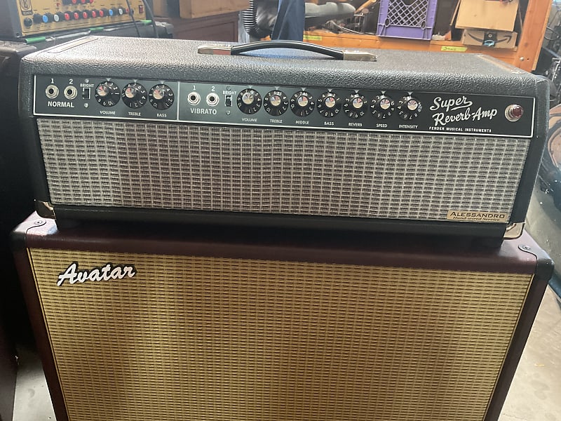 Alessandro Super Reverb head 2021 - Black | Reverb