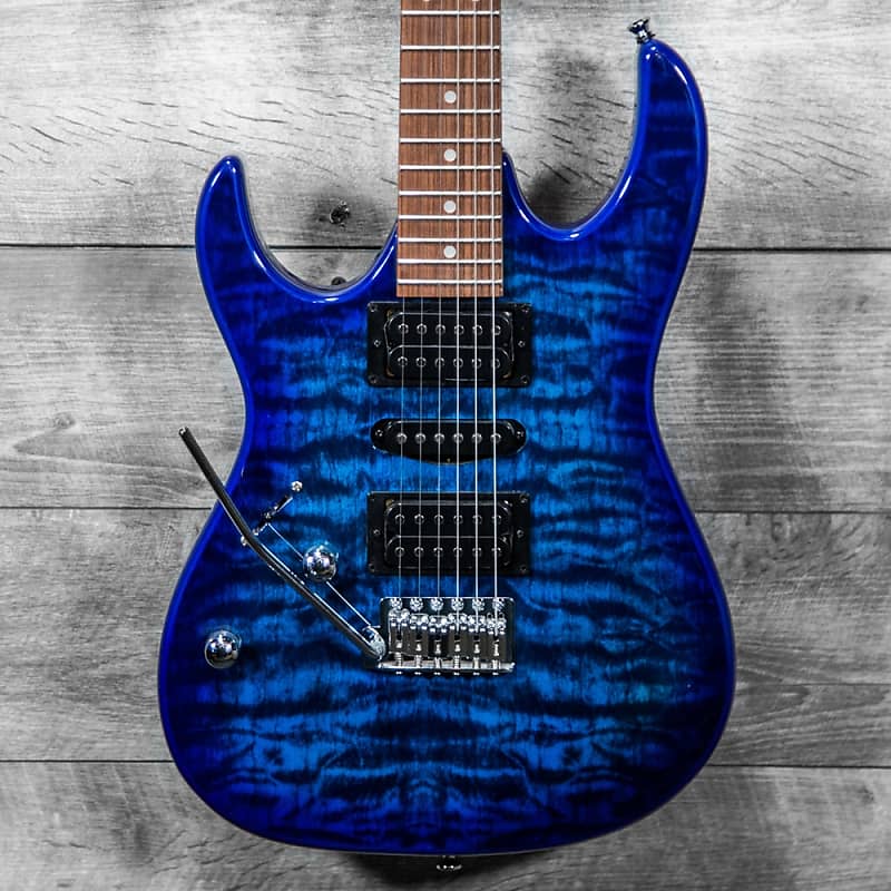 GRX70QALTBB GIO RX - Left Handed - Transparent Blue Burst | Reverb