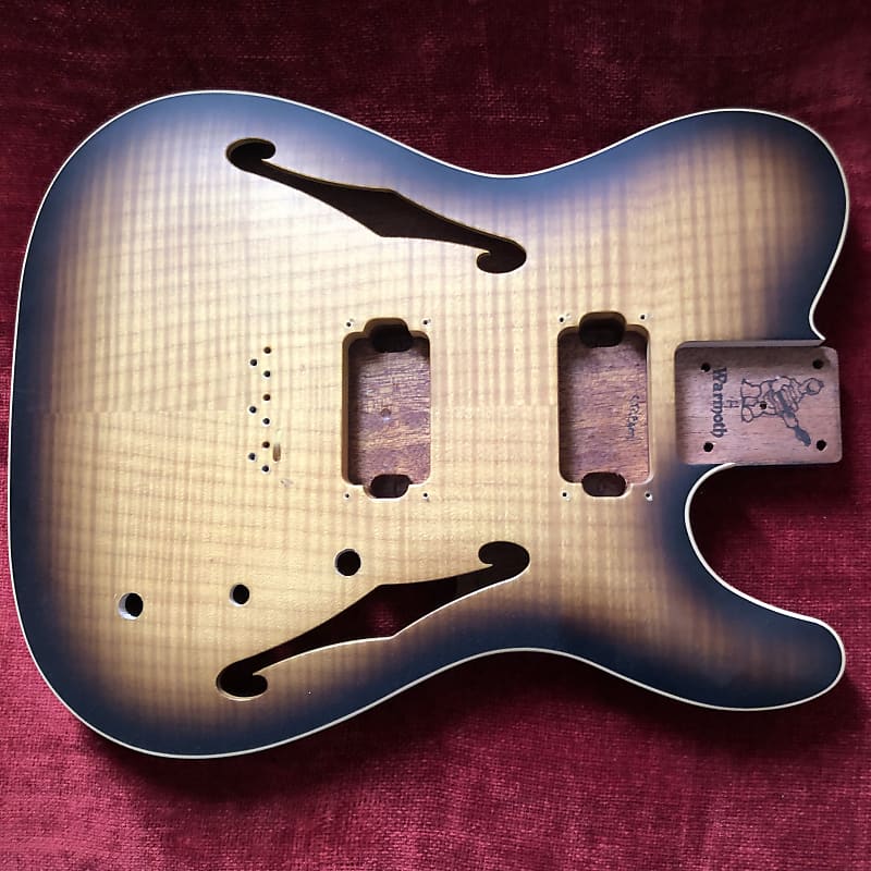 Warmoth Carved Top Telecaster Replacement Body 2021 - Tobacco | Reverb