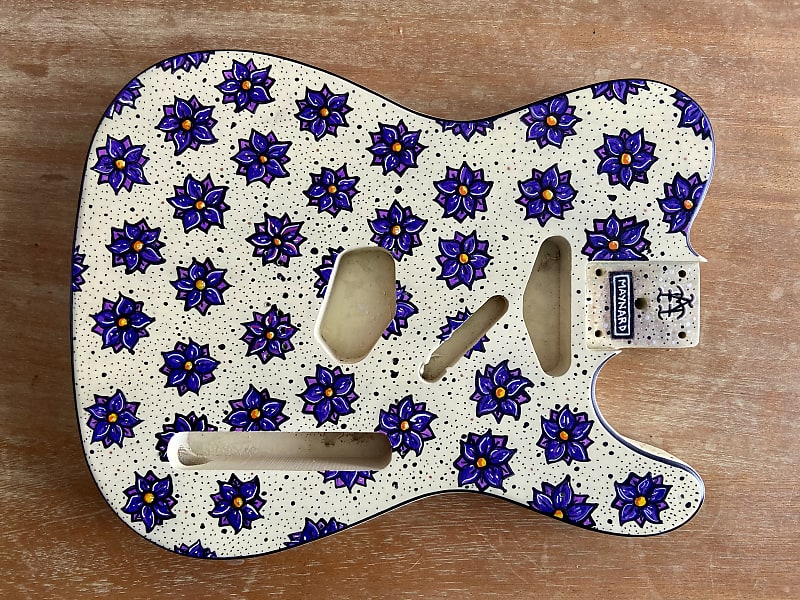 Custom Painted Telecaster Body - Free Shipping! | Reverb