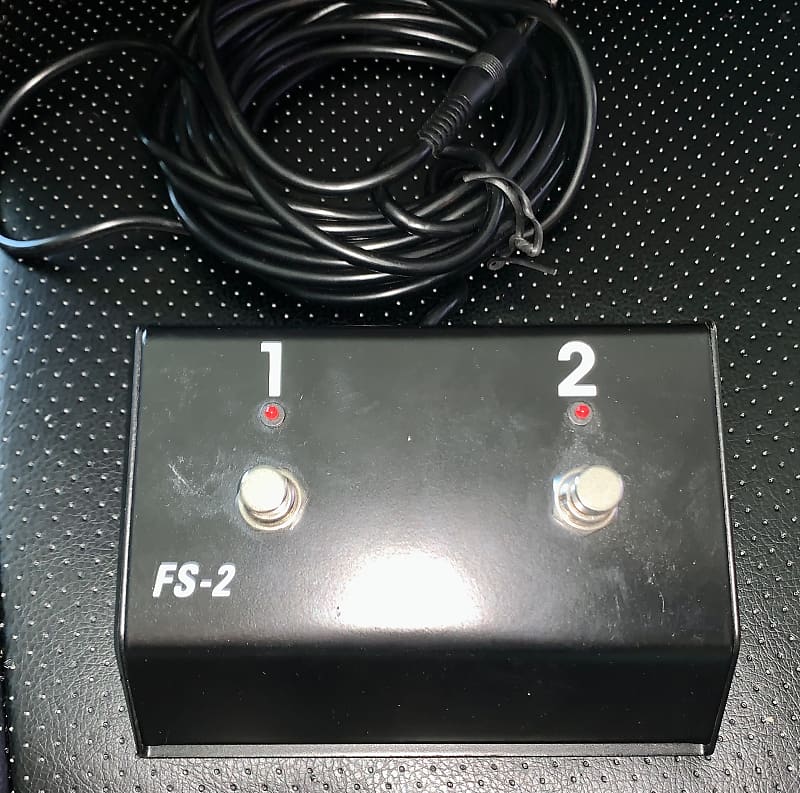 Hughes and Kettner fs-2 2 button footswitch for guitar amp | Reverb