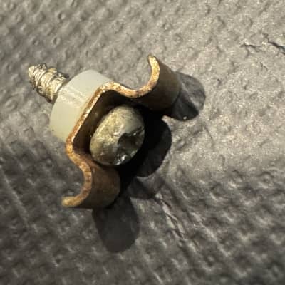 1963 Fender Stratocaster string tree, spacer & screw pre cbs | Reverb