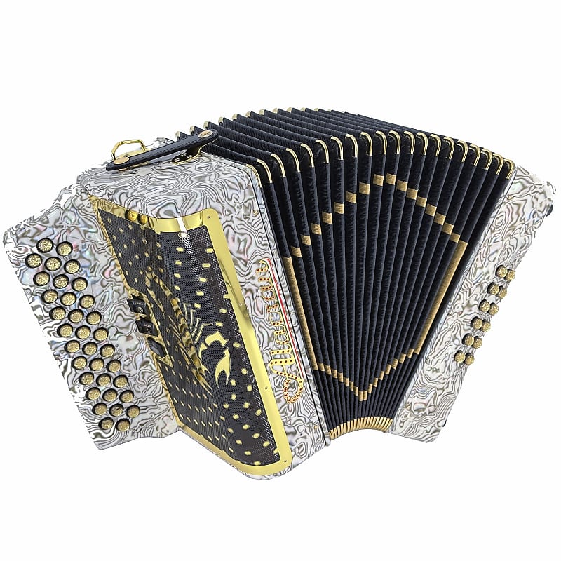 Alacran Accordion 34 Button 12 Bass 3 Switches FBE Super | Reverb