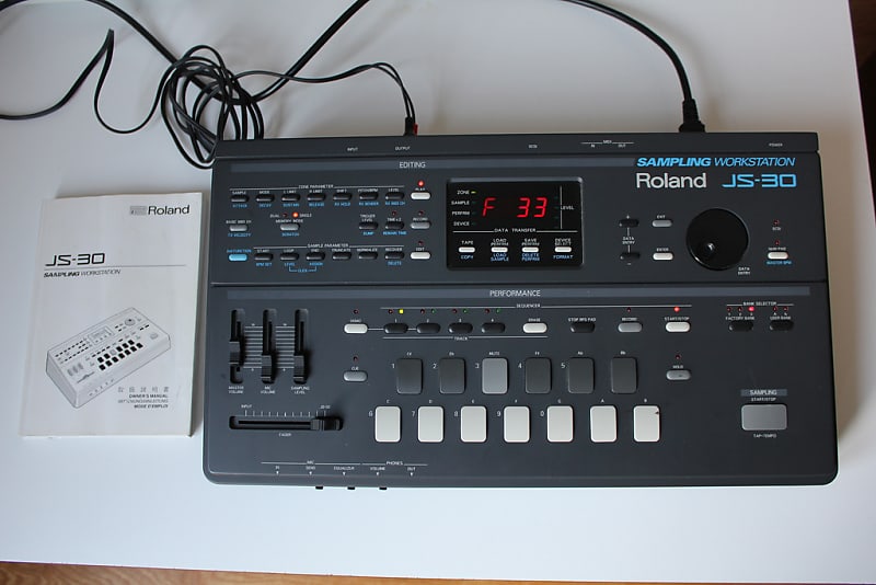 Rare Roland JS-30 Sampling Workstation 1995 Boxed | Reverb