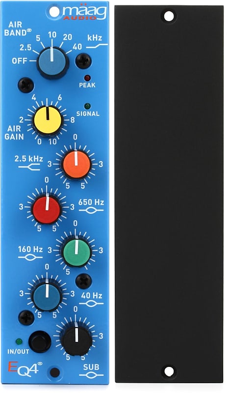 API 5B1 500 Series Blank 1-Slot Panel - Black Bundle with | Reverb