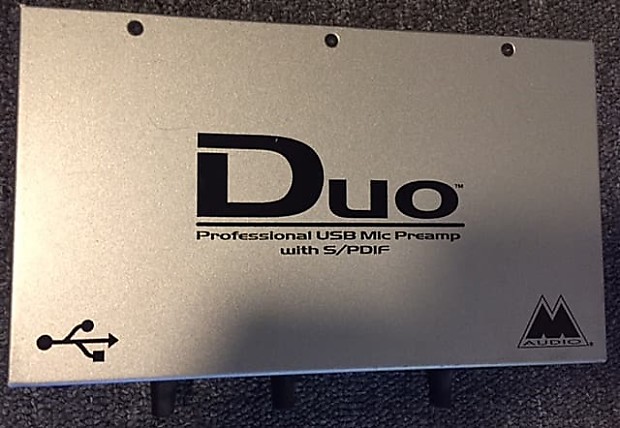 M-Audio Duo USB Audio Interface Silver | Reverb
