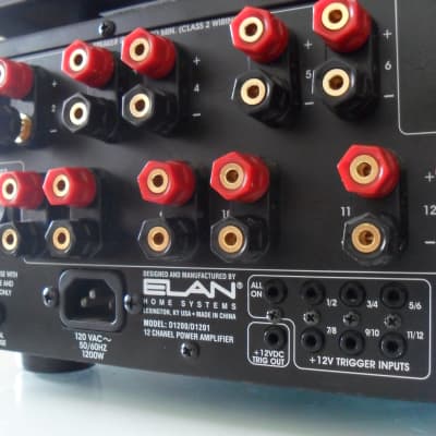 ELAN D1200 and S12 Ch Power Amplifier Amp and Multi Room Zone | Reverb