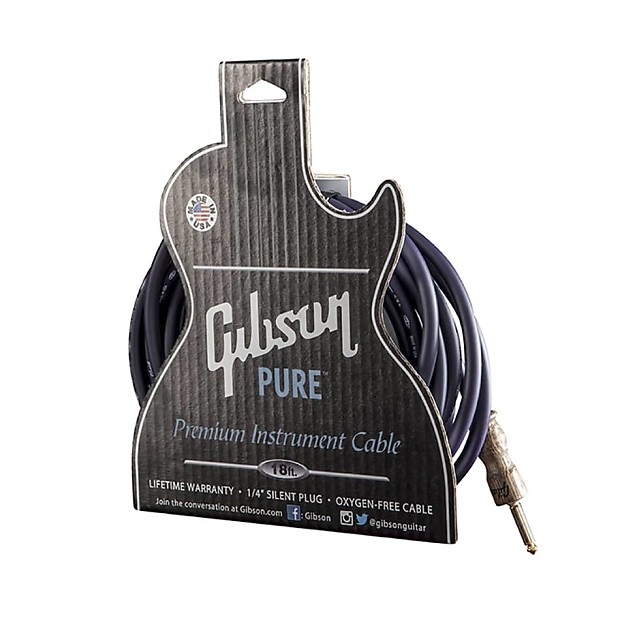 Gibson Pure Instrument Cable 18 Foot 2016 | Reverb