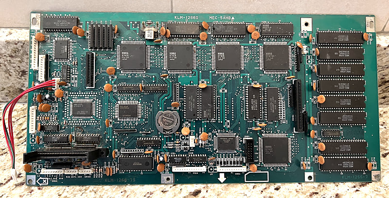 Korg M1 KLM-1266 M1 -Main board Motherboard , Tested, Works | Reverb