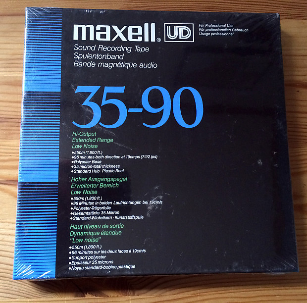 Reel to Reel- Maxell UD 35-90 Sound Recording Tape | Reverb