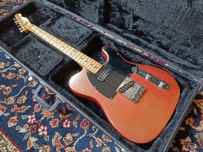 Fender Telecaster with Maple Fretboard 1975 Copper Spark | Reverb