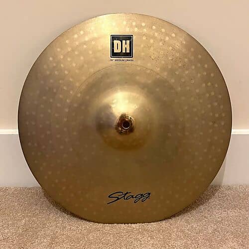 Stagg 16" inch DH hammered used crash cymbal very good | Reverb