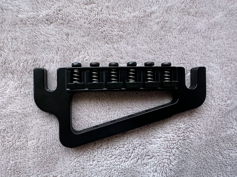 Hipshot Baby Grand Wraparound Guitar Bridge- Black | Reverb