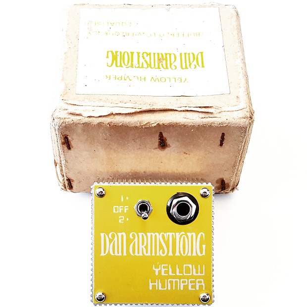 Vintage Dan Armstrong Yellow Humper EQ England Bass Guitar | Reverb