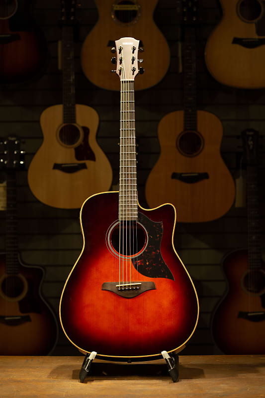 Yamaha A1R Dreadnought Cutaway Acoustic/Electric Guitar 2021 | Reverb
